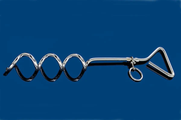 Steel tethering screw for tethering a dog - BOCK Kranj