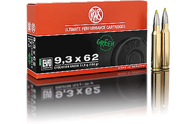 rws 9,3x62 EVO GREEN 11,9g (20) - BOCK Kranj
